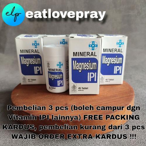 Jual IPI Mineral Magnesium Isi 45 Tablet/Vitamin/Suplemen - IPI ...