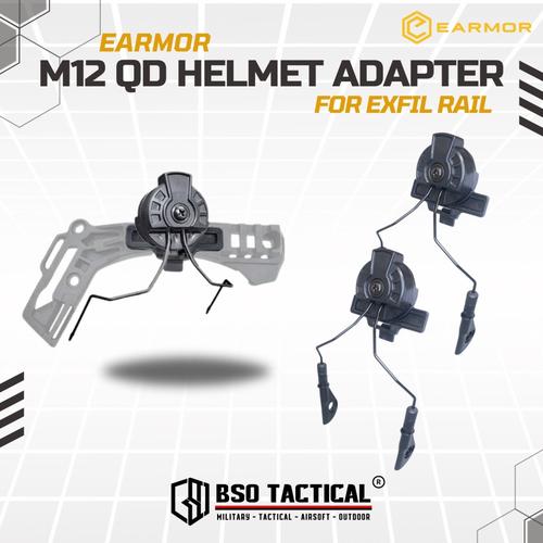Jual Earmor M12 QD Hearing Protection Adapter Rail for TW 3.0 Exfil ...