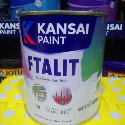 Jual Kansai Paint Ftalit 178 Cat Kayu dan Besi Warna Royal Blue Enamel ...