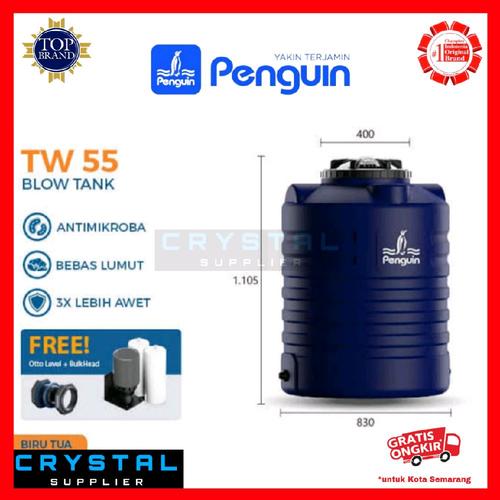 Jual Tangki Air PENGUIN TW 55 Biru 500 Liter TW55 Toren Tandon Torn ...