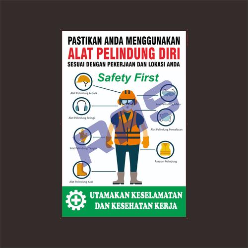 Jual SPANDUK SAFETY WAJIB MENGGUNAKAN APD UKURAN 100 CM X 150 CM - Kota ...