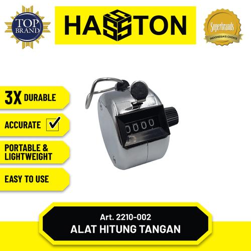 Promo Hasston Alat Hitung Tangan 4 Digit / Hand Tally Counter (2210-002 ...