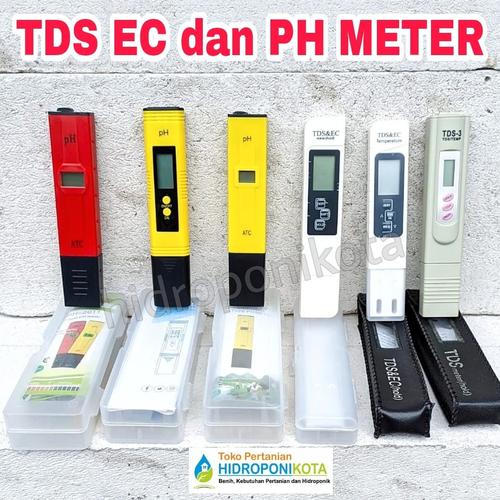 Jual alat ukur tds meter ph meter - alat ukur hidroponik - alat hidroponik - tds 3 box putih ...