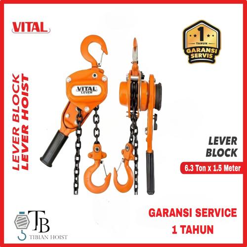 Jual Lever Block / Lever Hoist VR2 VITAL 6,3 Ton Made in JAPAN ...