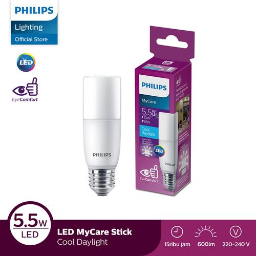 Jual Philips Lampu Bohlam LED Stick 5.5W E27 6500K Putih - Jakarta ...