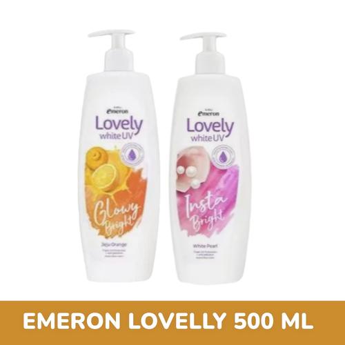 Jual EMERON LOVELY WHITE UV BODY LOTION 500 ML / LOVELY WHITE UV BODY LOTION SMOOTH & BRIGHT 500 ...