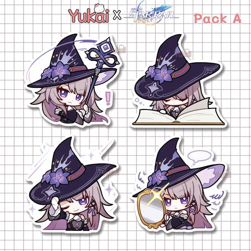 Promo Stiker Pack Herta Honkai Star Rail (HSR) Premium, Sticker Anime ...