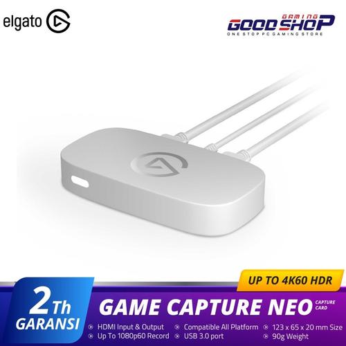 Promo ELGATO GAME CAPTURE NEO 4K60 HDR Capture Card Cicil 0% 3x ...