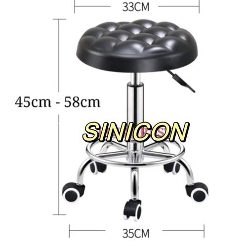 Promo Kursi salon hidrolik roda kursi counter kursi lab roda Furniture ...