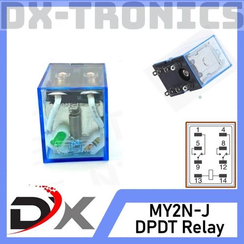 Jual Relay MY2N-J DPDT MY2N J 12V 24V 220V 8 Pin - 24VDC - Jakarta Barat - DX-Tronics | Tokopedia