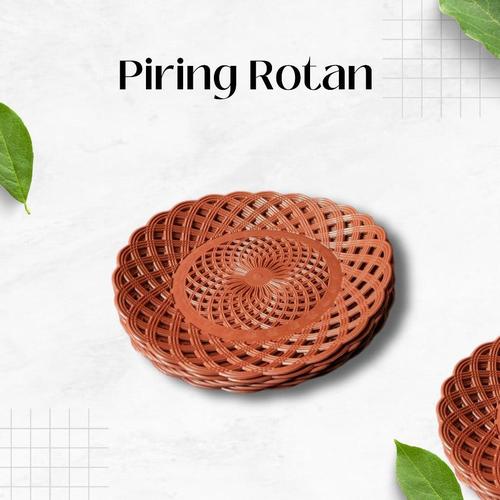 Jual PIRING ANYAMAN ROTAN PLASTIK ISI 12 PCS || PIRING ANGKRINGAN - Kota Surabaya - Fattan ...