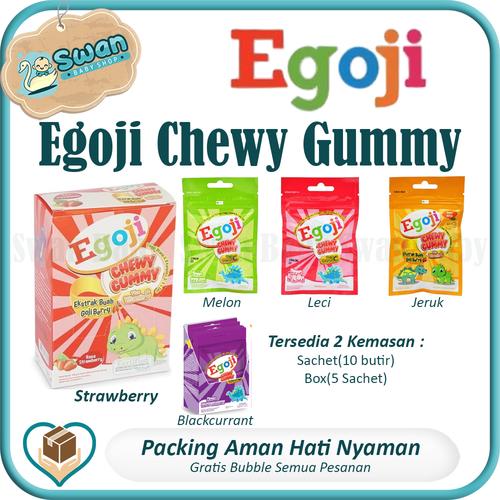 Jual Egoji Chewy Gummy Sachet / Multivitamin Anak / Vitamin Anak - Leci ...