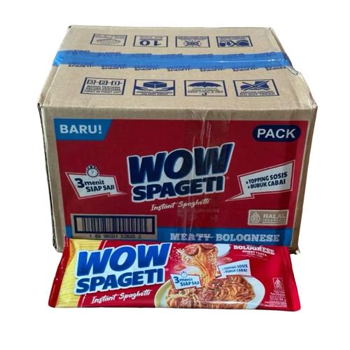 Jual WOW SPAGETI - Instant Spaghetti Rasa Meaty Bolognese ( satu dus isi 40 Bungkus ) - Jakarta ...