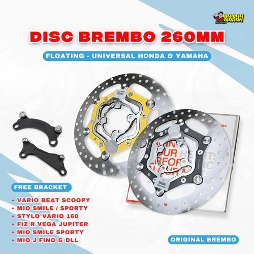 Jual rem piringan disk cakram brembo floating cnc diameter 260mm vario ...