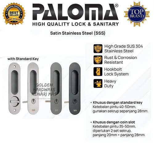 Jual PALOMA SDP 3111 3112 3113 Handle Tanam Set Kunci Pintu Sliding ...