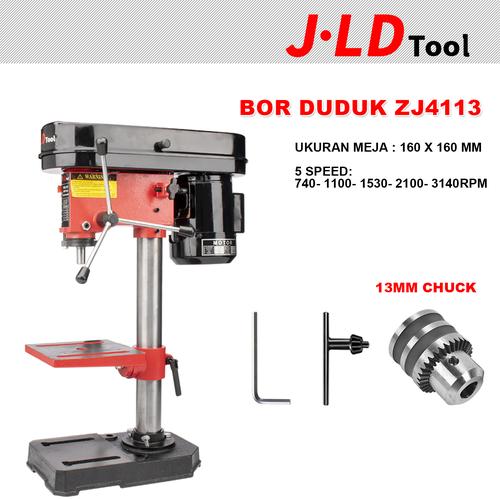 Promo JLD Mesin bor duduk listrik 13mm Mesin bor bangku industri 5-Speed Mode bench drill Heavy ...