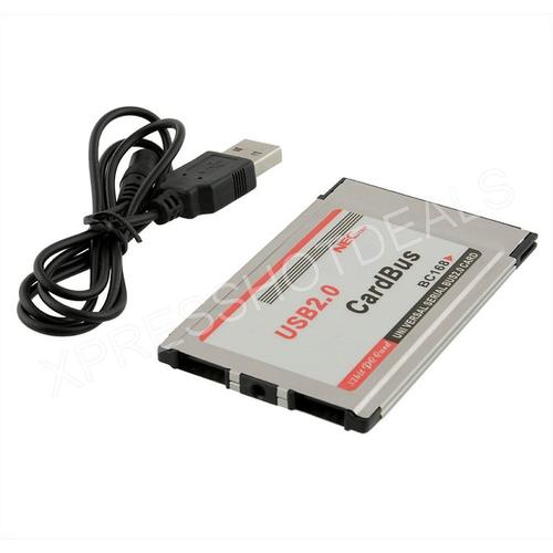 Jual Pcmcia To Usb 2.0 Cardbus Dual 2 Port 480M Card Adapter For - Kota ...