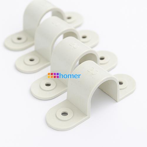 Jual Klem pipa conduit 20mm Klem Pipa Listrik 20 mm klem PVC conduit ...