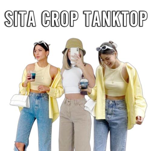 Promo STILFY - SITA CROP TANK TOP ATASAN WANITA - TT001 Pendek Nyaman ...