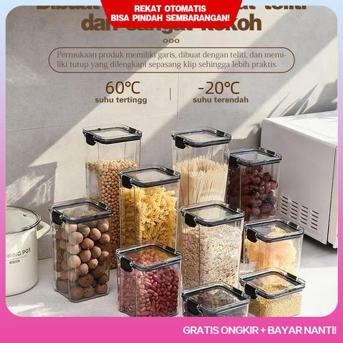 Jual Loyal Bosque Toples Kotak Snack Kedap Udara Penyimpanan Bening ...