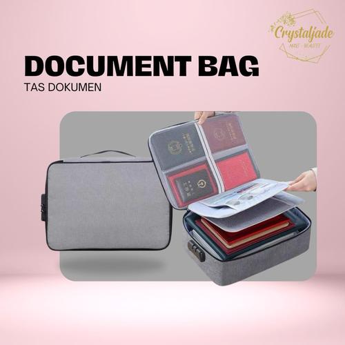 Promo [READY] Tas Dokumen Tahan Api Dan Air ADA GEMBOK /Tas Penyimpanan ...