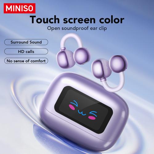 Promo MINISO MS199 TWS AI Smart Translation Layar Sentuh Headset ...