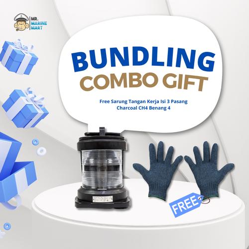 Promo LAMPU NAVIGASI KAPAL EASTERN Single Deck White Masthead Light ...