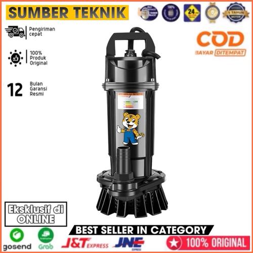 Jual Tsolumy Pompa Celup Air Kotor SPX-370L Submersible Pump 1 inch ...