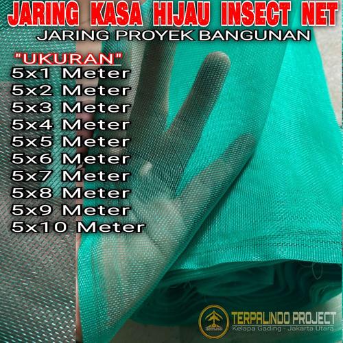 Promo Jaring Kasa Hijau Insect Net Lebar 5 Meter untuk Proyek Bangunan ...