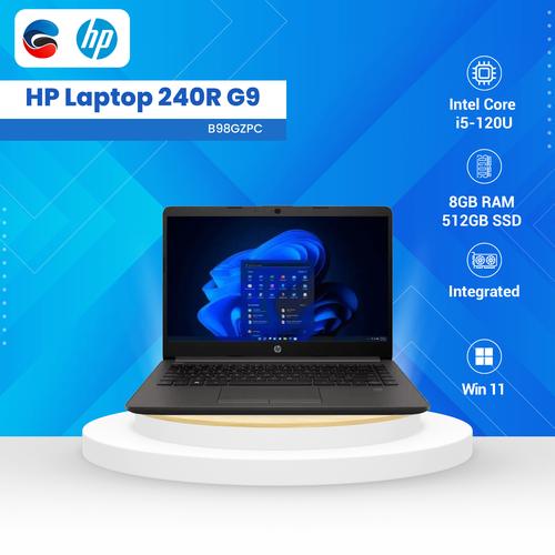 Promo HP Laptop 240R G9 Intel Core 5 120U 8GB 512GB SSD 14" FHD Win 11 ...