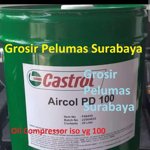 Jual oli Castrol Aircool Aircol CM MR PD iso vg 46 / 68 / 100 pail 20ltr Compresor kompresor oil ...