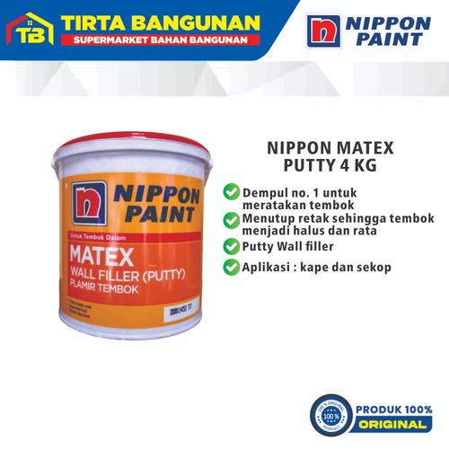 Jual NIPPON PAINT MATEX PUTTY / PLAMIR TEMBOK/ PLAMUR TEMBOK/ DINDING ...