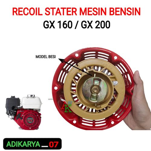 Jual Recoil starter stater GX160 GX200 Recoil Stater Honda GX160 Tarikan Engkol Mesin GX160 ...
