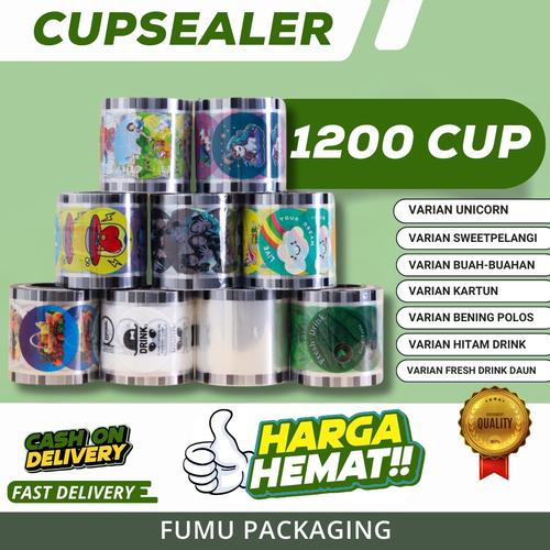 Jual PLASTIK LID CUP SEALER | PLASTIK SEAL SEALER GELAS / CUP PLASTIK ...