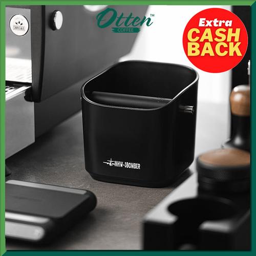 Promo MHW-3BOMBER - Square Knock Box 1.2L - Tempat Ampas Kopi - Black ...