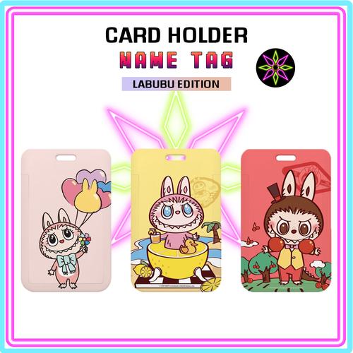 Jual Hikari Print ID Card Holder Labubu Edition Nametag Tanpa Tali Card ...