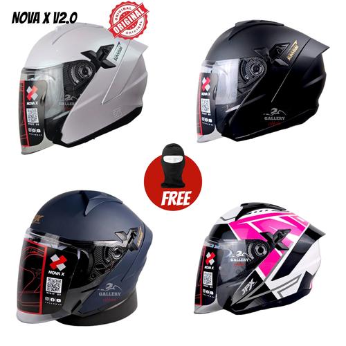 Promo Jpx Nova X V2.0 All Varian Warna Helm Jpx Half Face Motorcycle ...