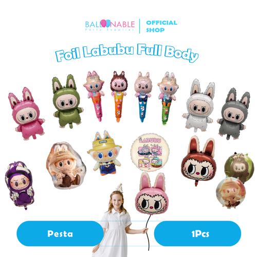 Promo Balon Foil Labubu | Balon Foil Pentungan Labubu | Bando Balon ...