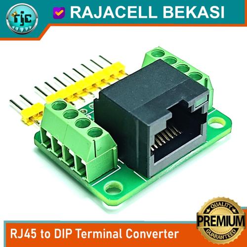 Jual RJ45 to DIP Terminal Adapter Converter Port LAN Ethernet Breakout ...