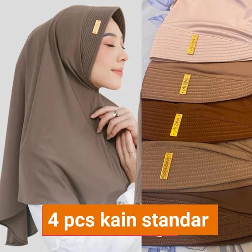 Jual ( 4 pcs 40 rb ) hamida m akrilik label besi kain balon - Kab ...