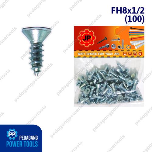Jual SEKRUP FH 8 x 1/2 - SKRUP FH 8x1/2 BAUT TAPPING ISI 100 PCS - FH ...