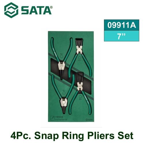 Jual Tang Snap Ring 7" Set 4 buah 09911A 4 pcs Snap Ring Pliers Set ...