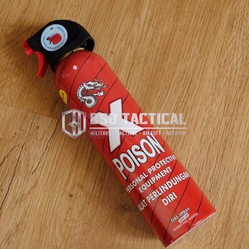 Jual Semprotan Pepper Spray X Poison Gas Air Mata 200 ML Self Defense ...
