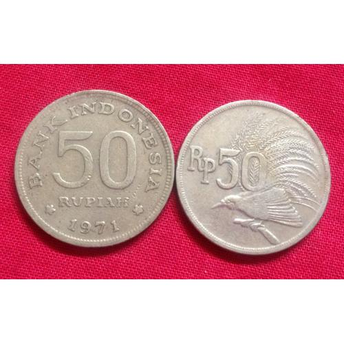 Jual Koleksi uang koin pecahan 50 Rupiah tahun 1971 - Kota Bandung ...