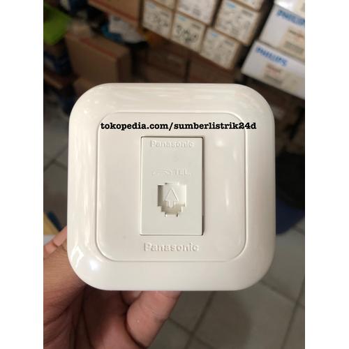 Jual Stopkontak Telepon / outlet telfon / colokan telpon merk Panasonic ...