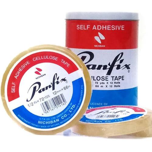 Jual isolasi panfix 1 x 72 - 1/2 x 72 Self Adhesive cellulose tape ...