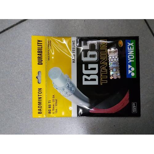 Jual Senar yonex BG 65 titanium original - Jakarta Barat - Hebohstore ...