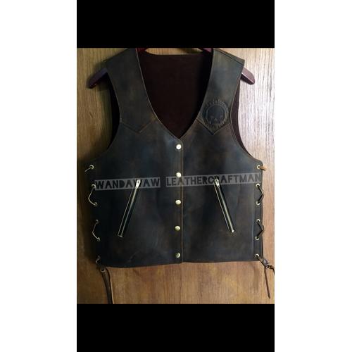 Jual Vest motor, rompi motor , rompi kulit, vest kulit custom - Kota ...