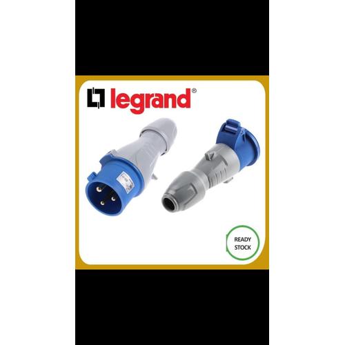 Jual legrand plug stop kontak industri soket industri legrand 3pin 32a ...