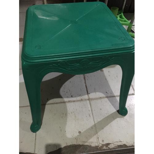 Jual Meja Tamu / Meja Teras Plastik Hijau Napolly / Meja kotak serba ...